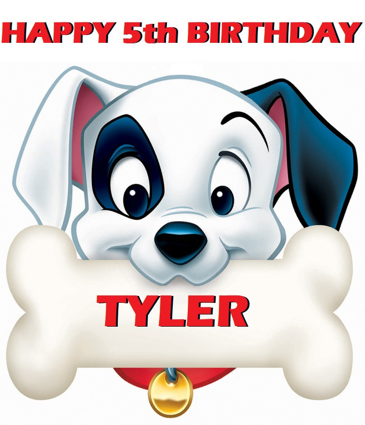 101 Dalmatians Edible Cake Topper Image Decoration – Cake Stuff to Go