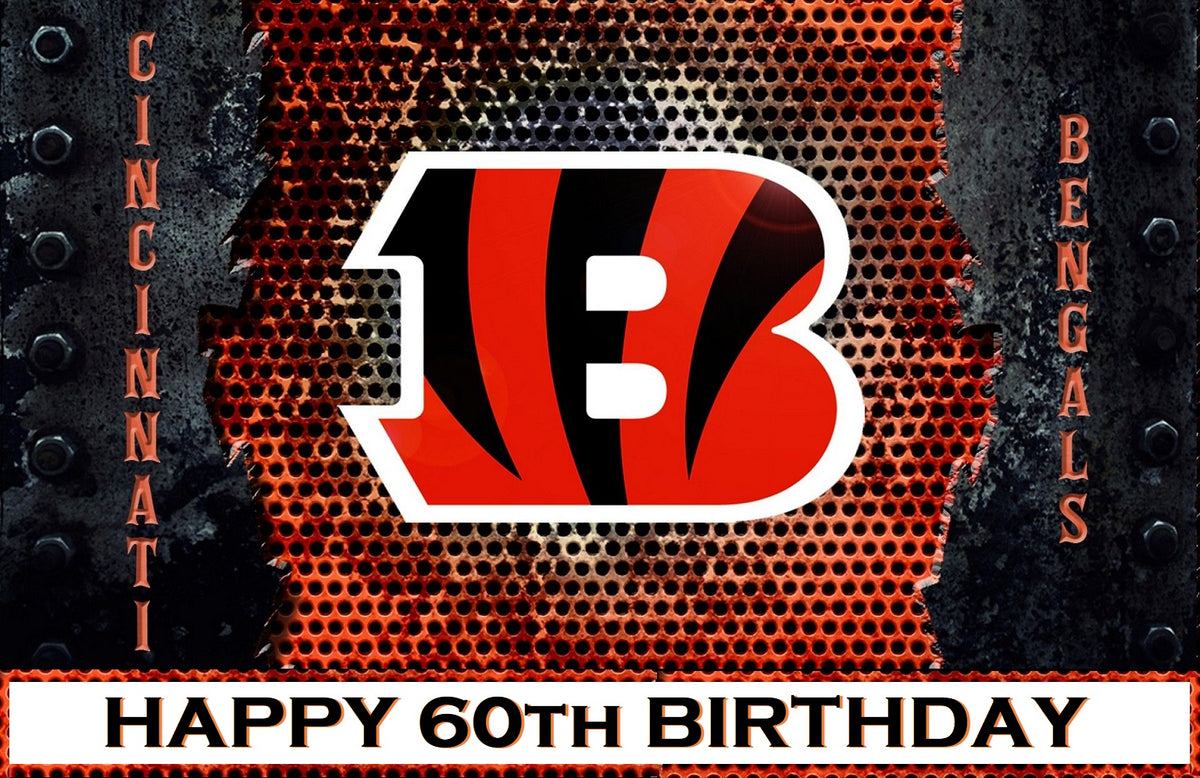 Cincinnati Bengals Edible Cake Topper – Cake Stuff to Go