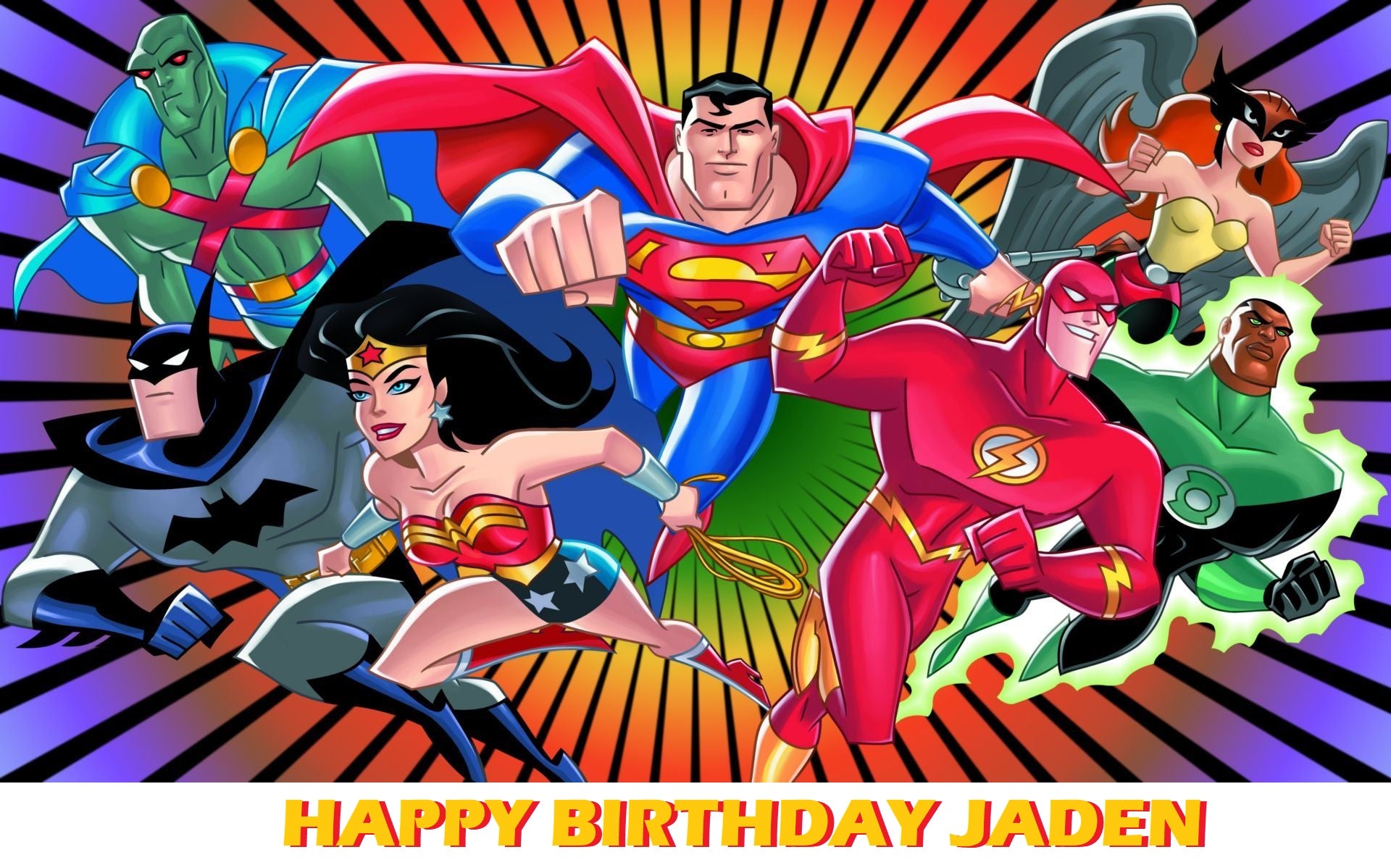Justice League Happy Birthday