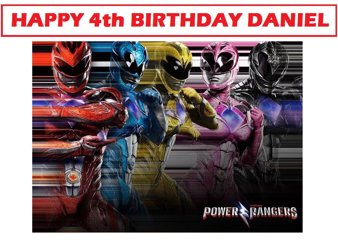 Power Rangers Movie Edible Cake Topper – Cake Stuff to Go