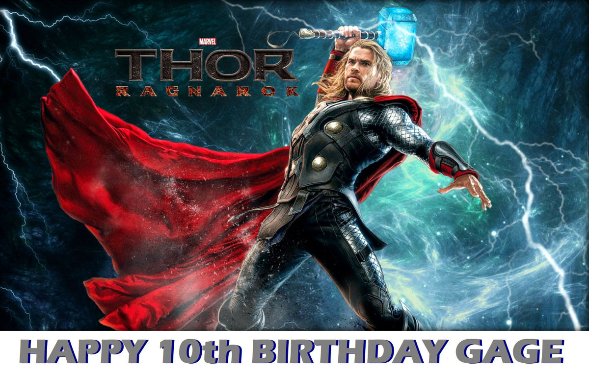 Thor Ragnarok Edible Cake Topper – Cake Stuff to Go