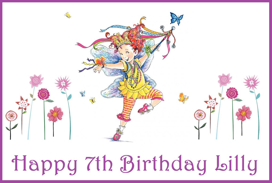 Fancy Nancy Edible Cake Topper Image – Cake Stuff to Go