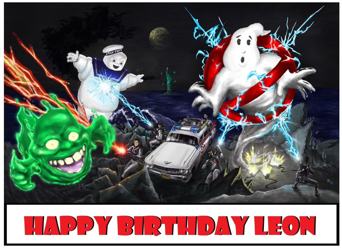 Ghost Busters Edible Cake Topper Image – Cake Stuff to Go